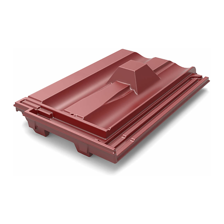 Tigla parazapada Glinex Trend, bordo, 360 x 220 mm | MatHaus