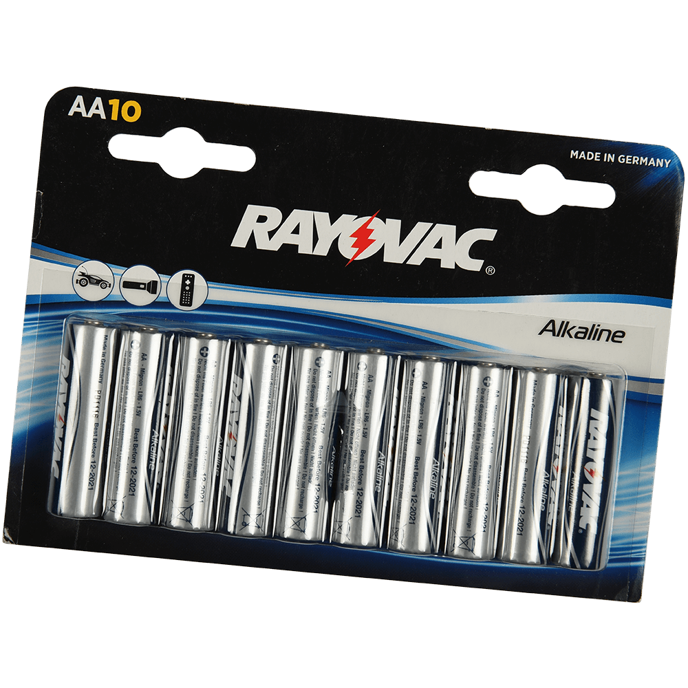 Baterii alkaline Rayovac Maximum Plus LR6 AA 1.5V 10buc | MatHaus
