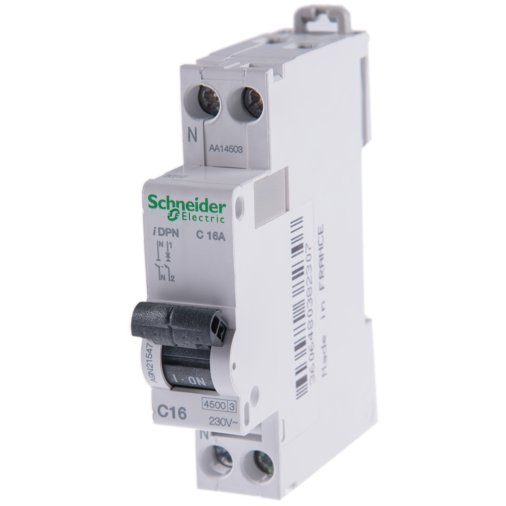 Disjunctor Schneider A9N21547 iDPN, C, 1P+N, 16A | MatHaus