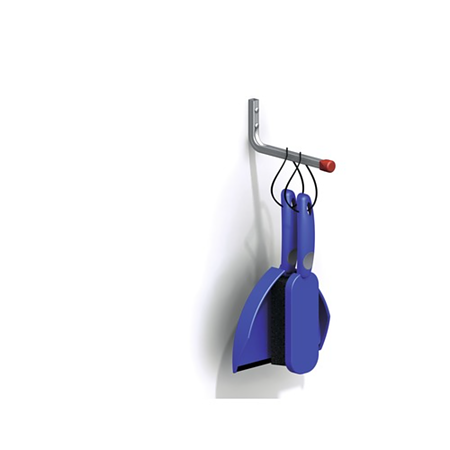 Carlig de perete, tip L, aluminiu, 80 x 175 mm | MatHaus