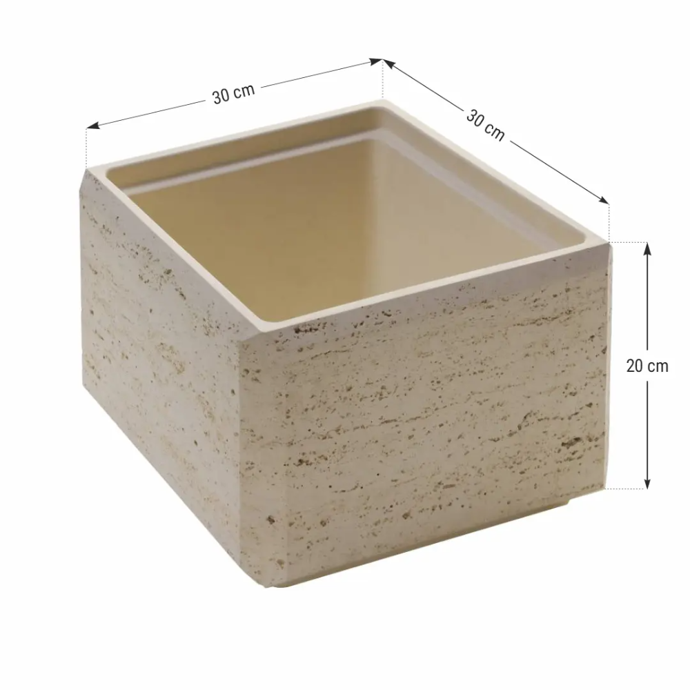 Boltar Traverstone, beton compozit, modular, nut - feder, 30 x 30 x 20 ...