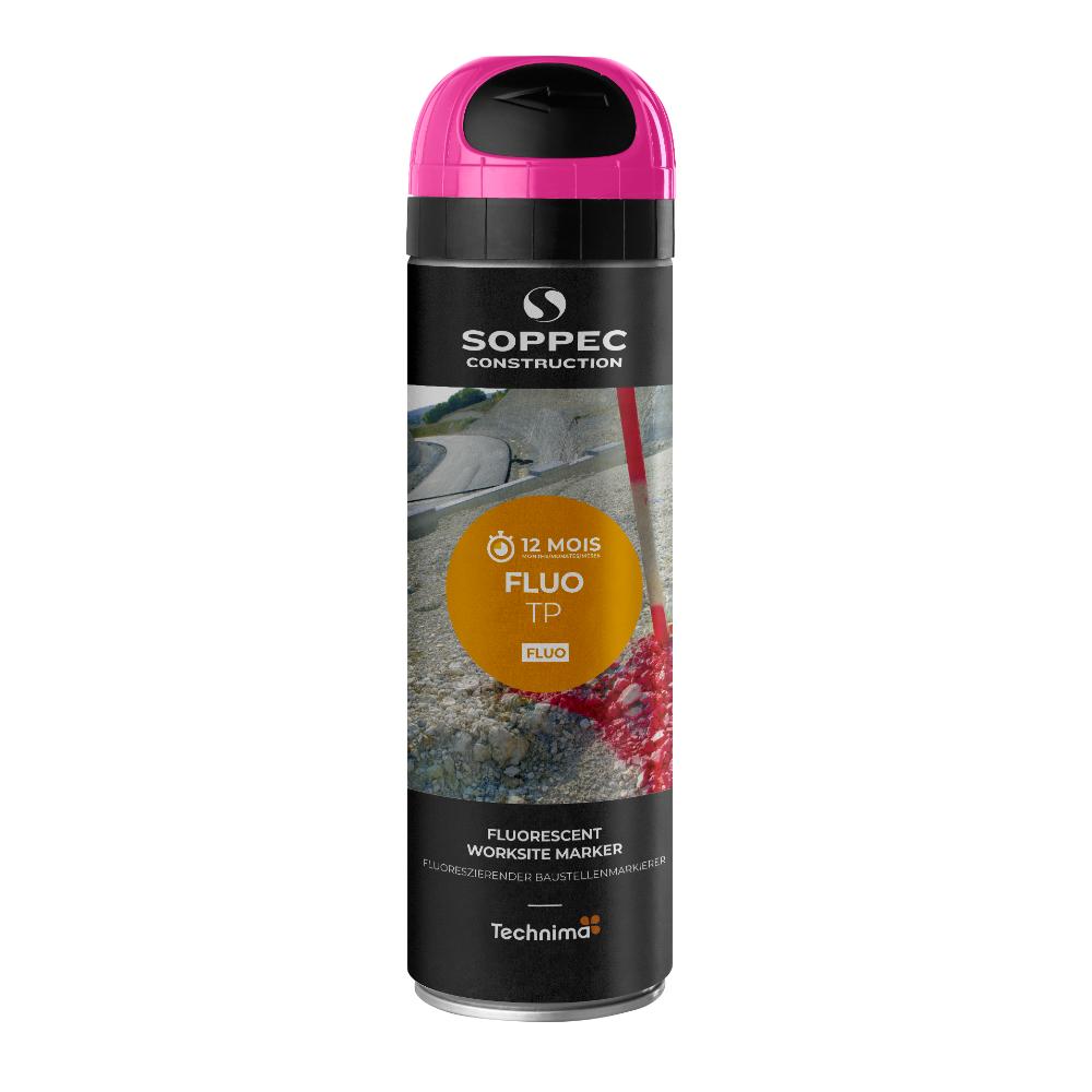 Vopsea fluorescenta pentru marcarea santirelor Soppec Fluo TP, roz, 500 ...