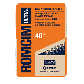 Ciment Romcim Ultra, interior/exterior, rezistenta 42.5 R, 40 kg | MatHaus