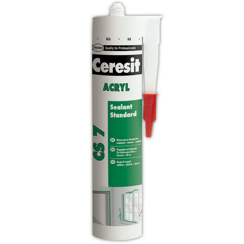 Silicon universal, Ceresit Fusion, interior/exterior, gri, 280 ml | MatHaus