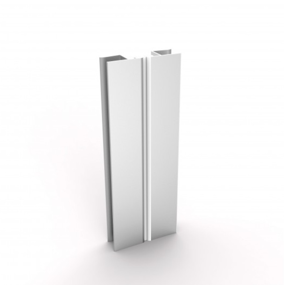Multicorner cu folie aluminiu, PVC, finisaj aluminiu periat, 120 mm ...