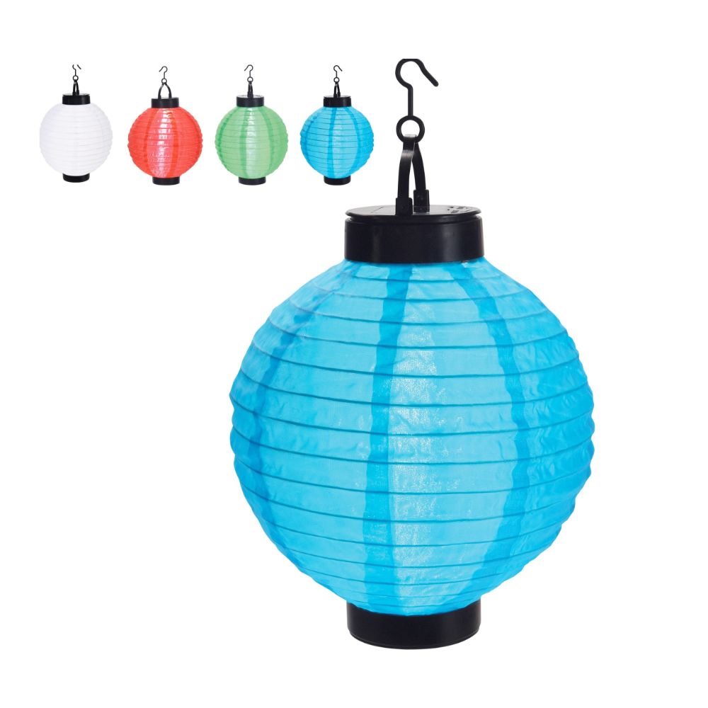 Lampa solara cu LED Lampion colorat, de gradina, 1xLED, lumina rece, 20 ...