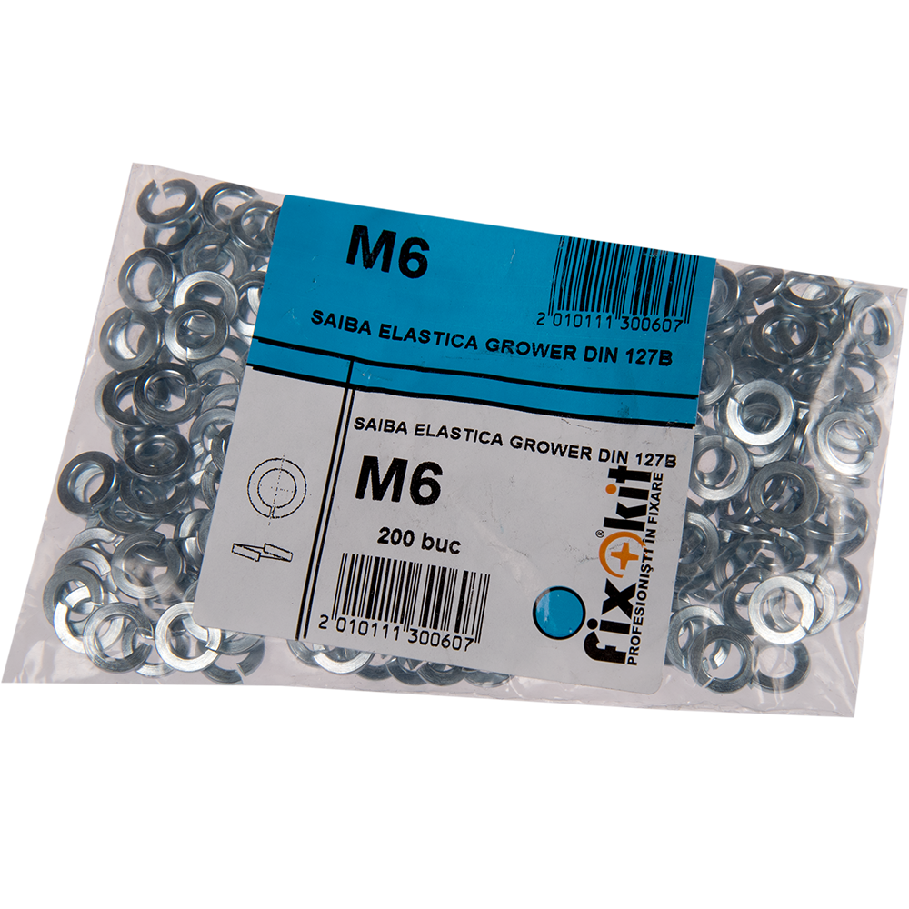 SAIBA ELASTICA GROWER, DIN 127B M6 200 | MatHaus