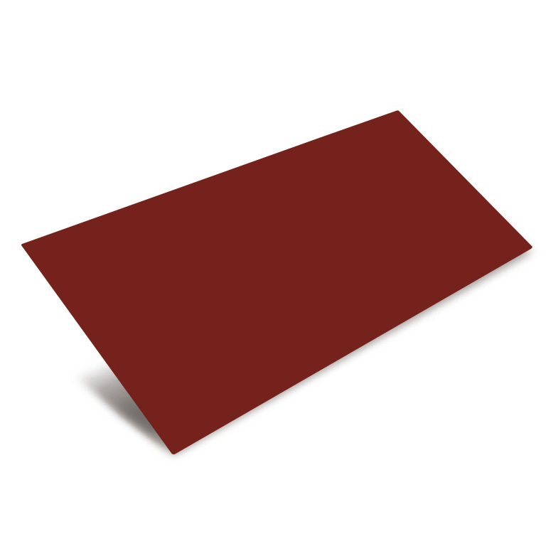 Tabla Lisa, culoare: rosu RAL 3009, dimensiune 1,25 x 2 m, grosime 0,4 ...