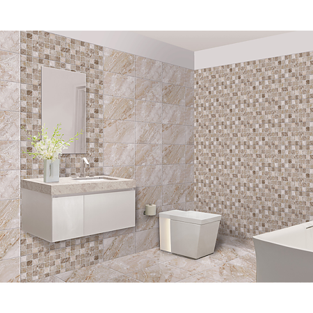 Gresie portelanata Marble bej, patrata, 33 x 33 cm | MatHaus